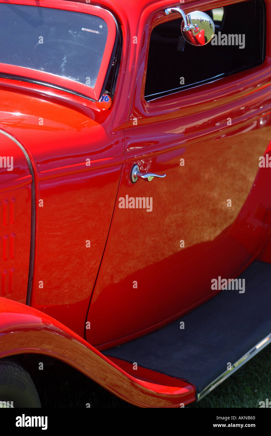 Classic Red Car Stock Photo - Alamy