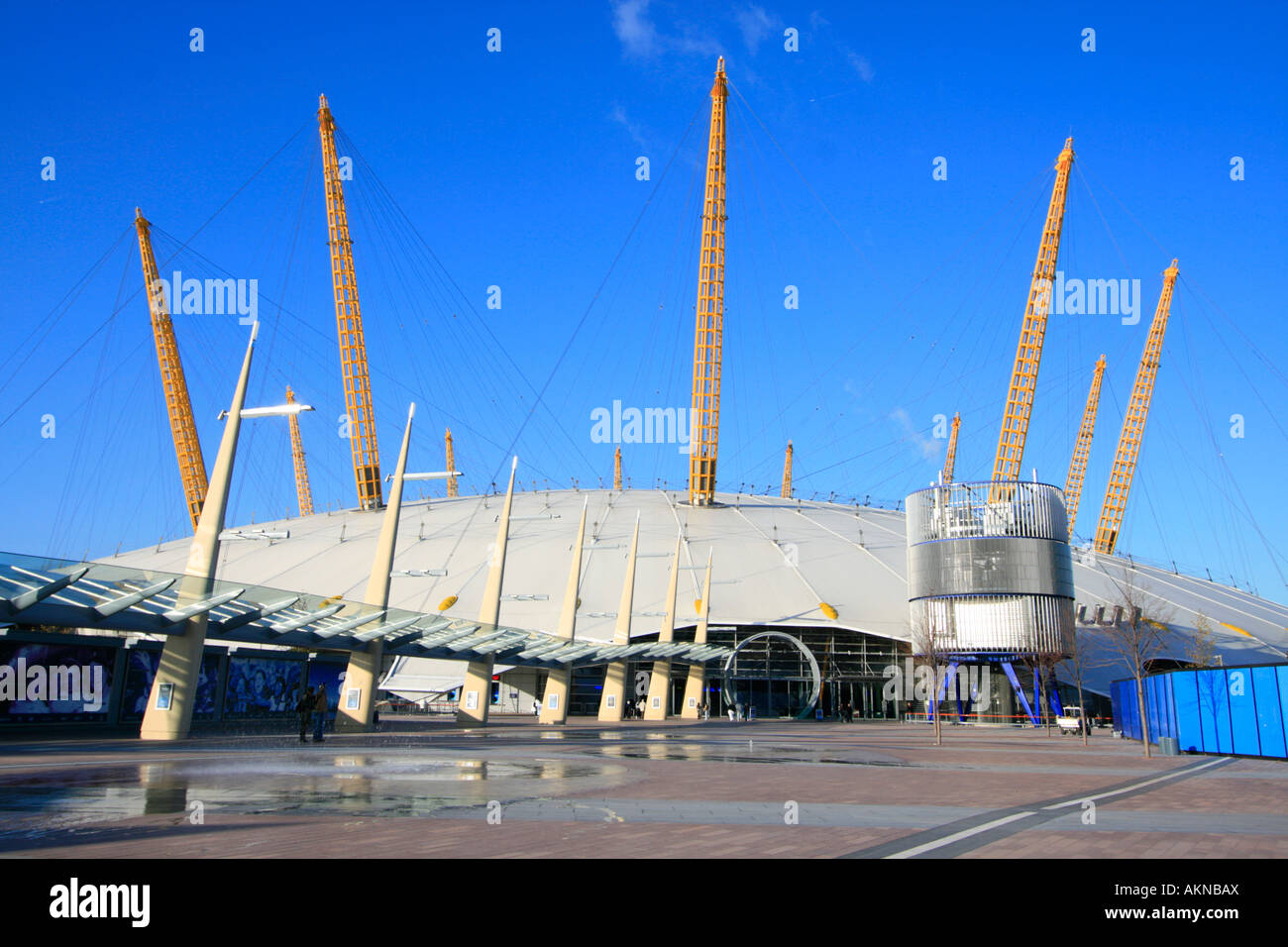 O2 arena music entertainment venue millenium dome by river thames ...