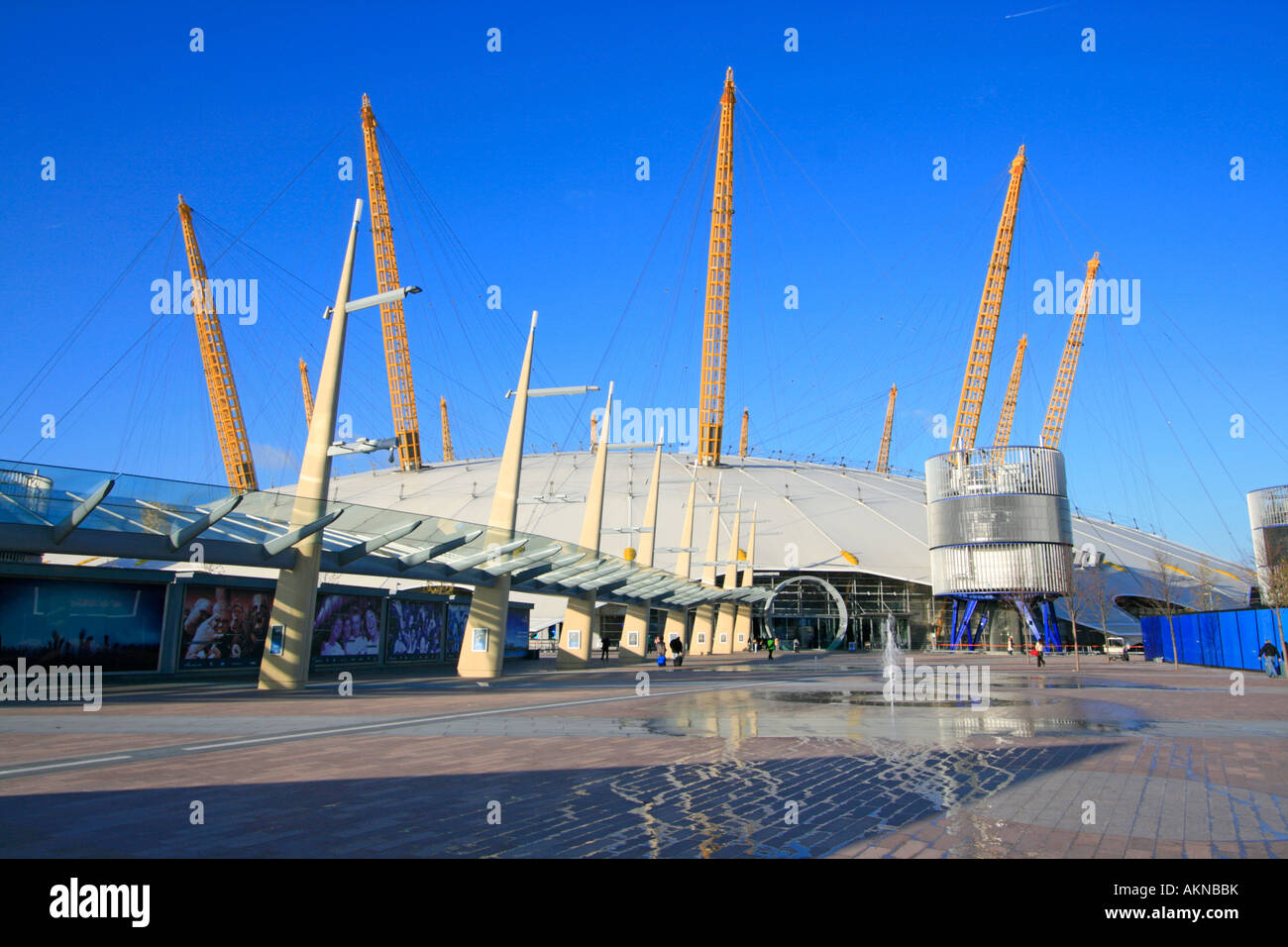 O2 arena music entertainment venue millenium dome by river thames ...
