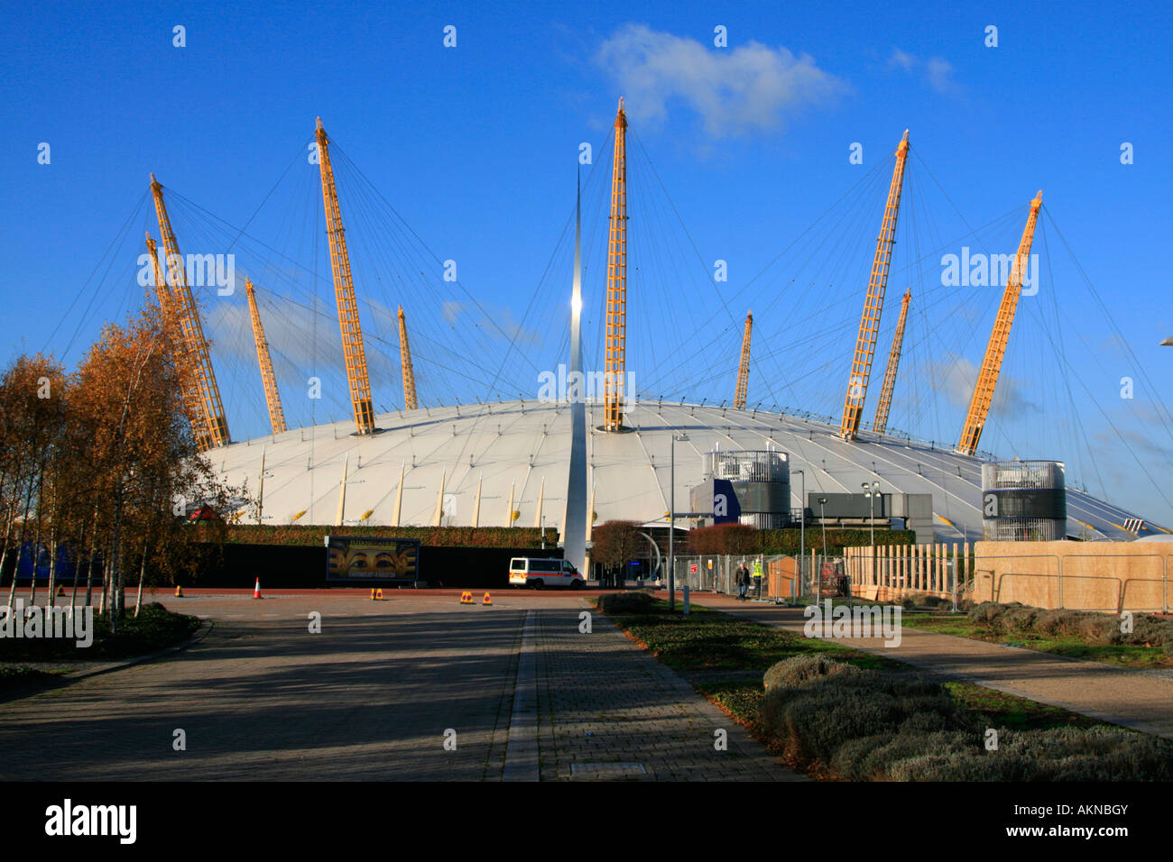 O2 arena music entertainment venue millenium dome by river thames ...