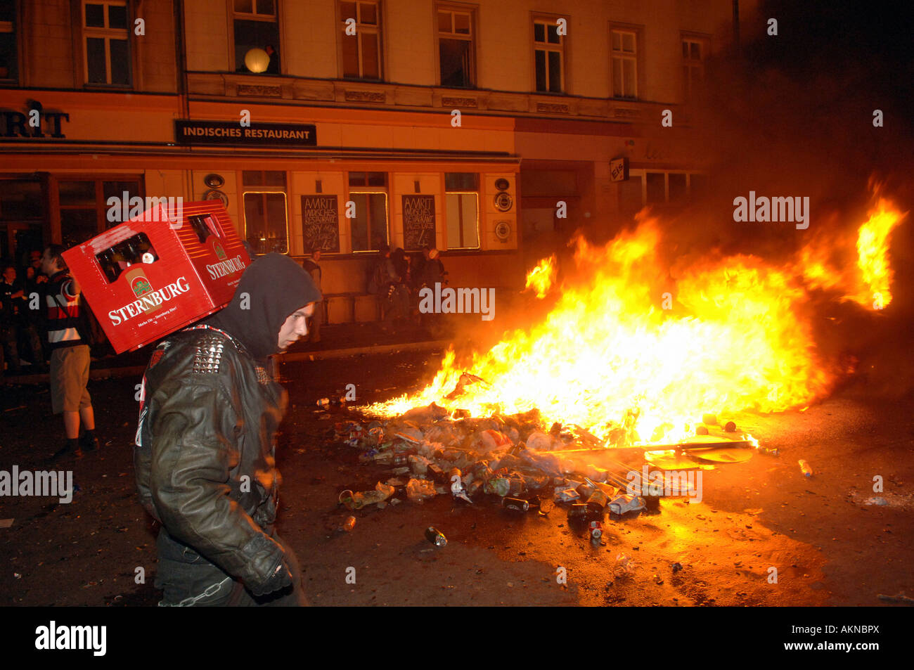 Riots on May 1, Berlin, Germany Stock Photo - Alamy