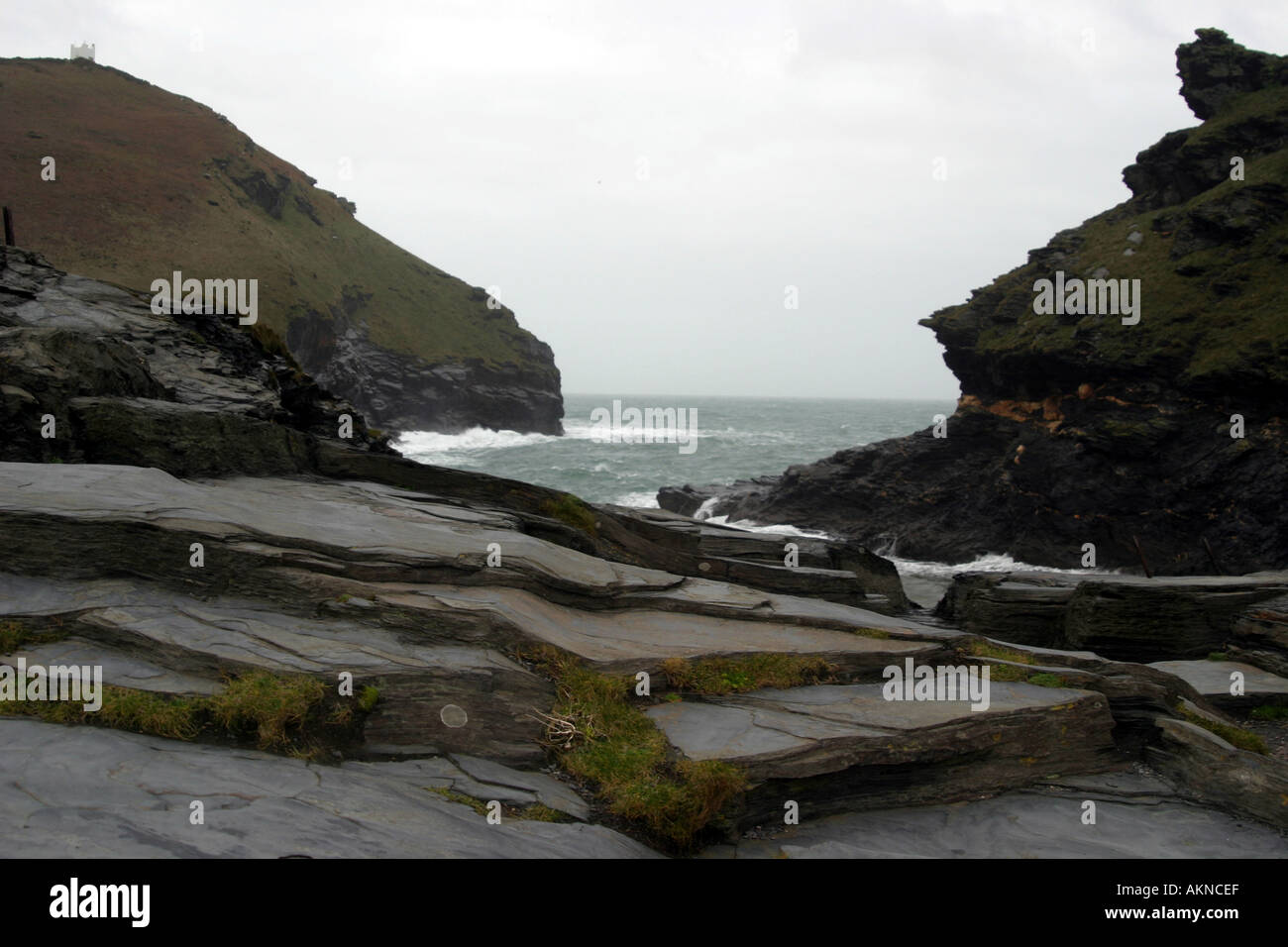 Boscastle cornwall winter hi-res stock photography and images - Alamy