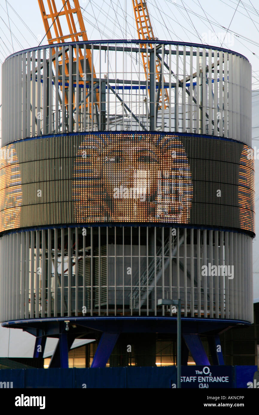 O2 arena music entertainment venue millenium dome by river thames ...