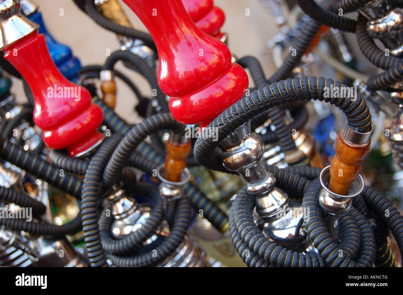 Hubble Bubble (Hooka) pipes in souk market, Dubai, UAE (United Arab ...