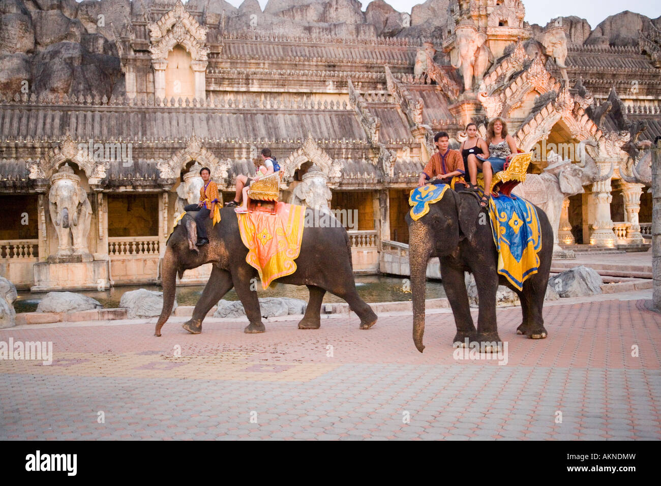 riding on a elephant Palace of the Elephants Phuket Fantasea Cultural ...