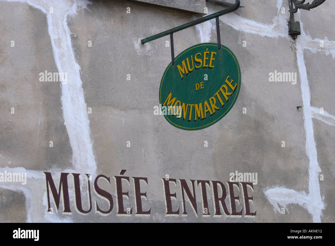 Montmartre Museum Sign Paris High Resolution Stock Photography and ...