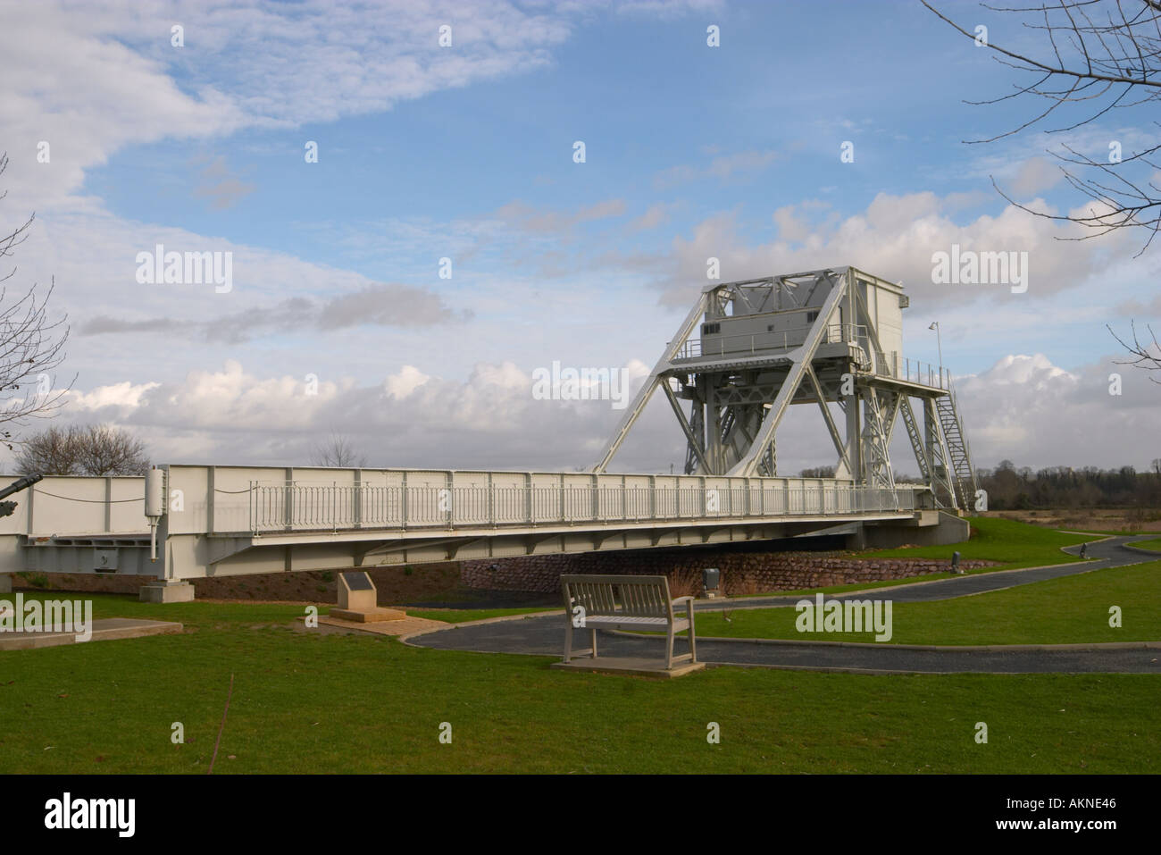The original Pegasus Bridge captured by the British on D Day on display ...