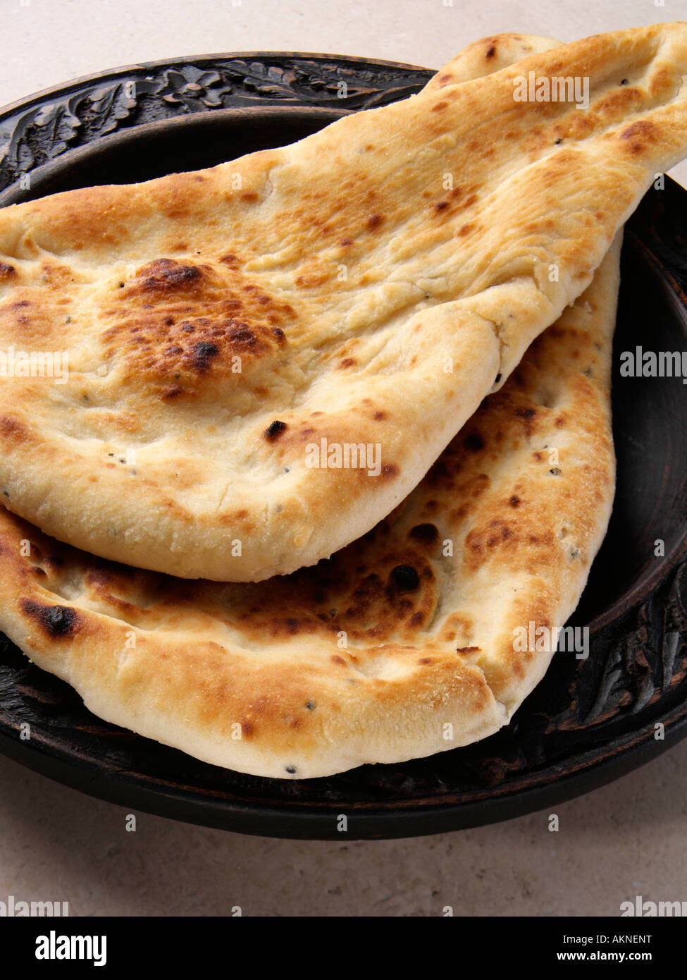 Indian Naan bread editorial food graphic image Stock Photo - Alamy