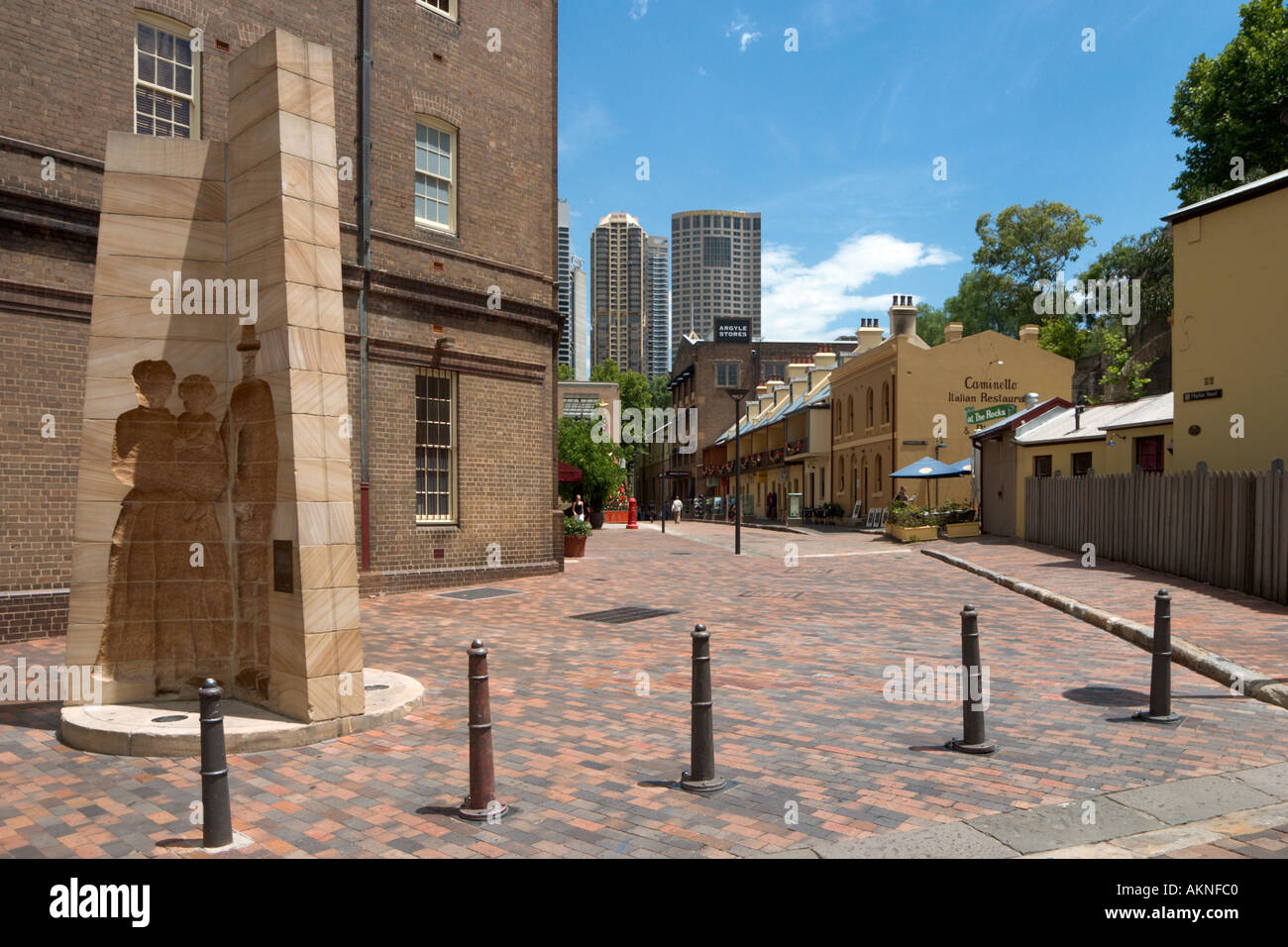 The Rocks historic district, Sydney, New South Wales, Australia Stock ...