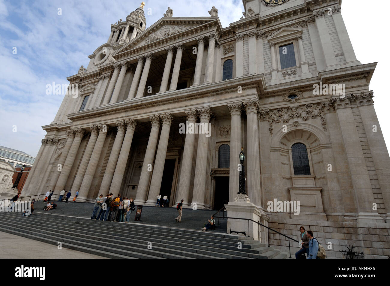 Saint Pauls Cathedral Ludgate Hill London England UK Stock Photo - Alamy