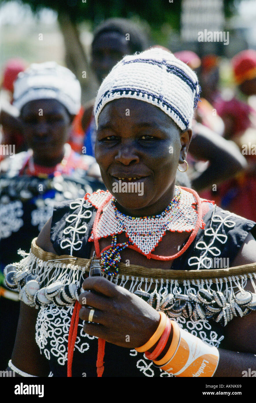 Woman wearing traditional dress Kenya Africa Stock Photo - Alamy