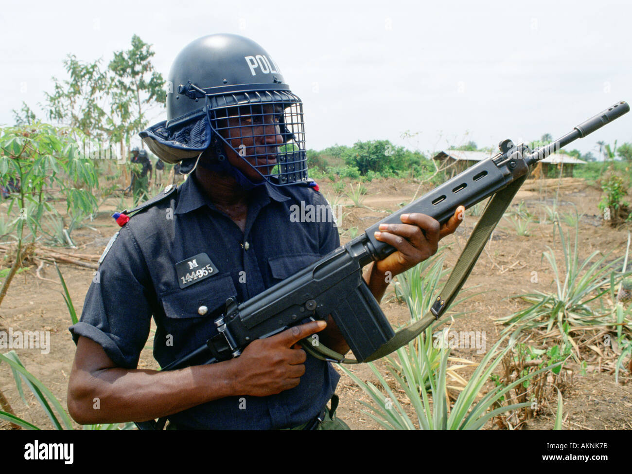 Nigeria police uniform hi-res stock photography and images - Alamy