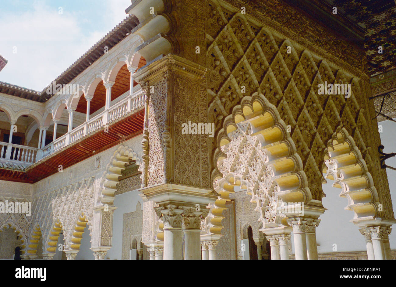 Alcazar palace spain interiors hi-res stock photography and images - Alamy