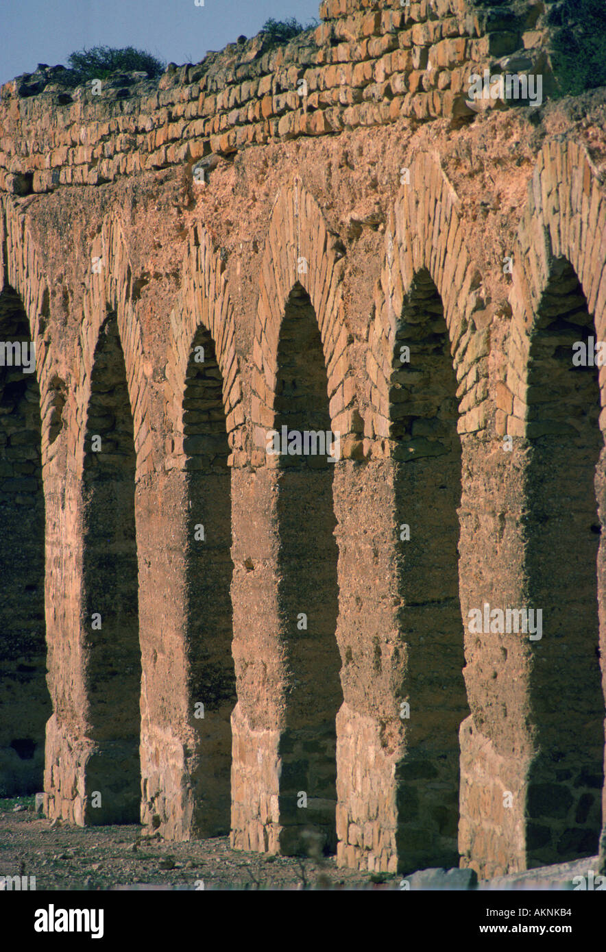 Roman viaduct Tunisia Stock Photo - Alamy