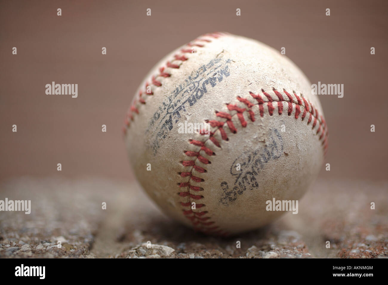 Baseball in close up Stock Photo - Alamy