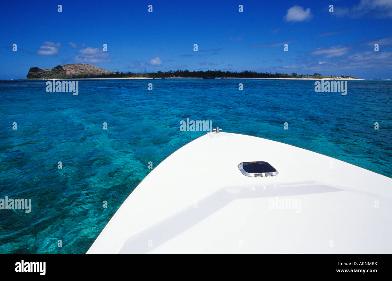 Mauritius, speedboat excursion to Ile Plate Stock Photo - Alamy