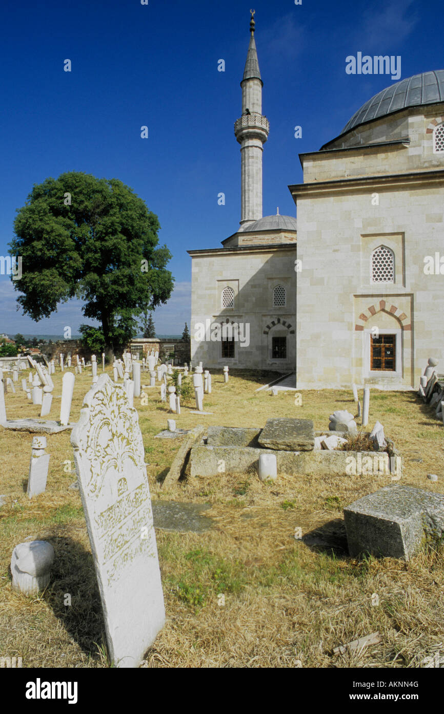 Turkey Edirne Murat s Mosque cemetery Stock Photo - Alamy