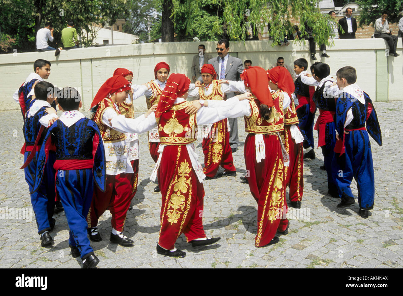 Turkey Edirne children dancing in traditional dress Stock Photo - Alamy