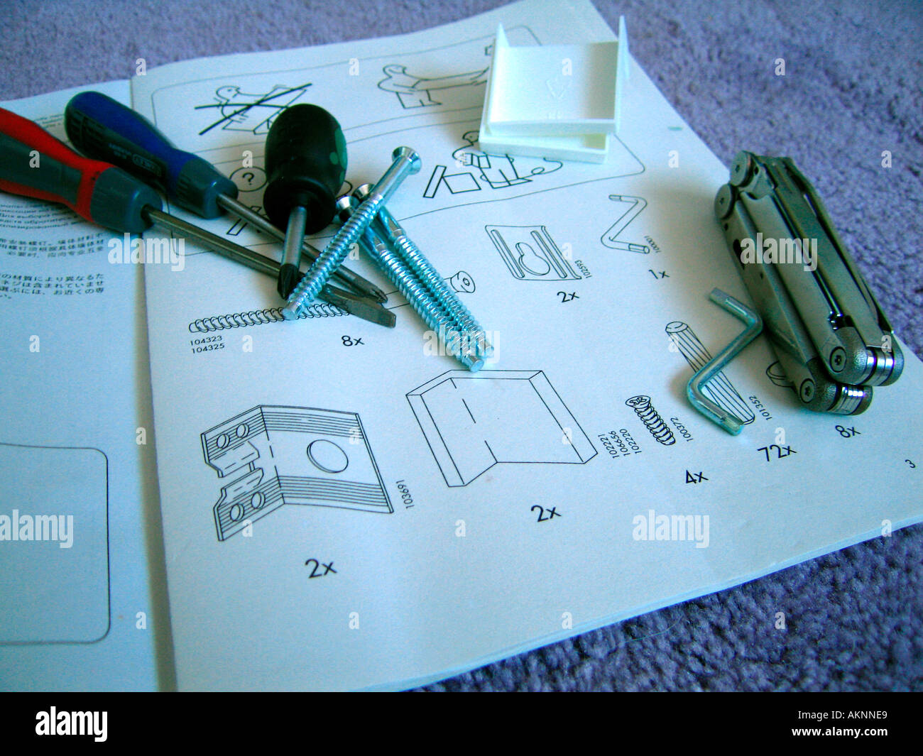 Flatpack furniture DIY concept Stock Photo - Alamy