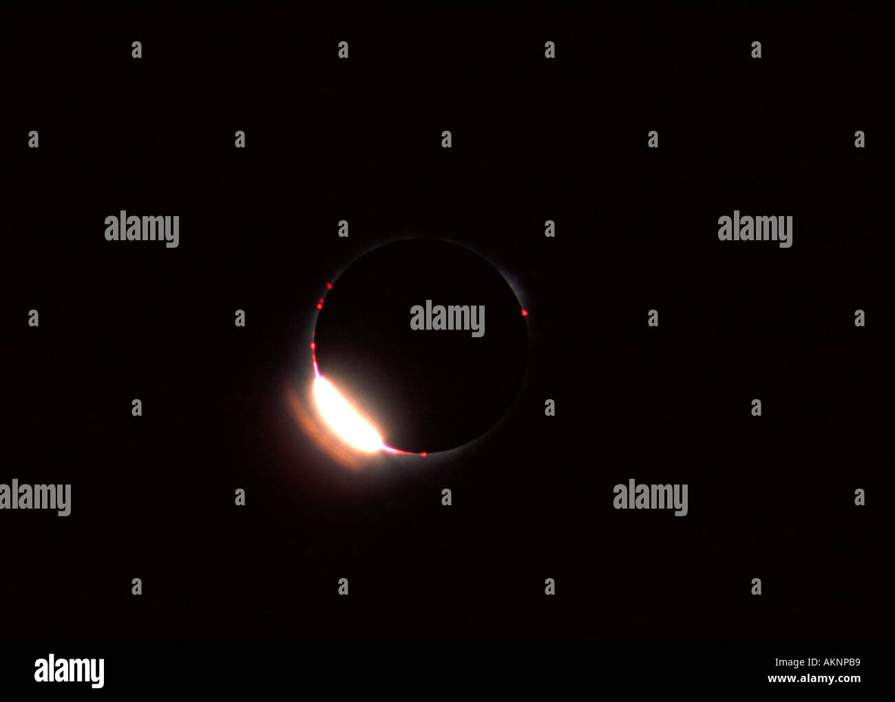 Full Solar Eclipse June 2001 Stock Photo - Alamy