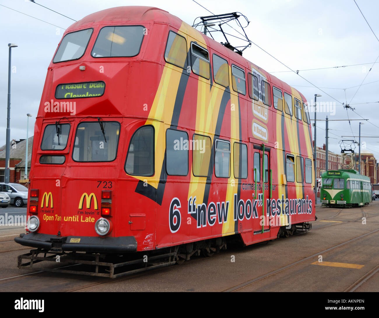 Balloon Tram, Blackpool, built 1937 Stock Photo - Alamy