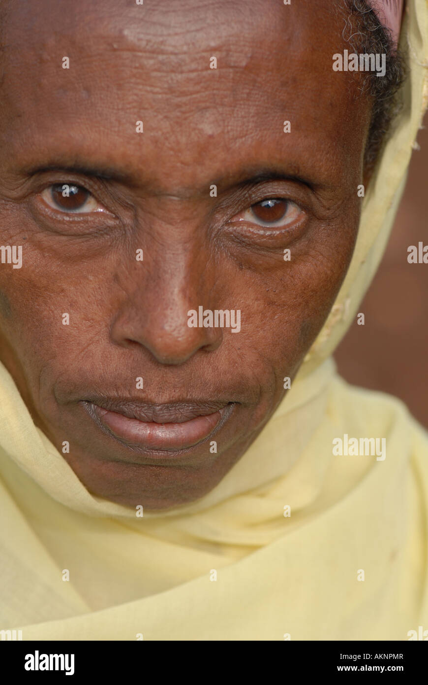 Portrait of a woman from the village of Choche, Ethiopia Stock Photo ...