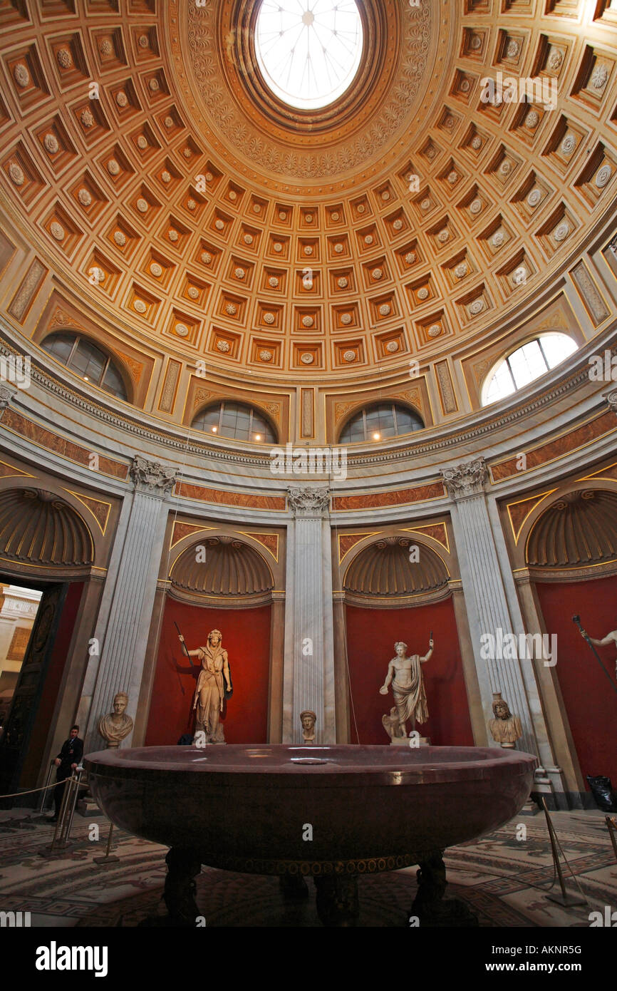 Sala Rotonda (Circular Room), Vatican Museum, Italy Stock Photo - Alamy