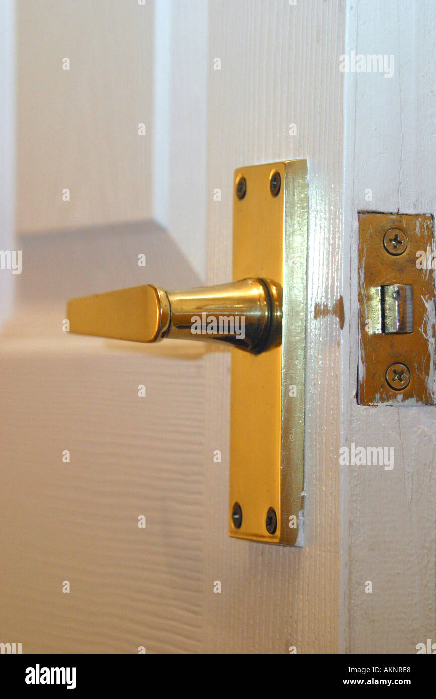 door handle detail Stock Photo - Alamy