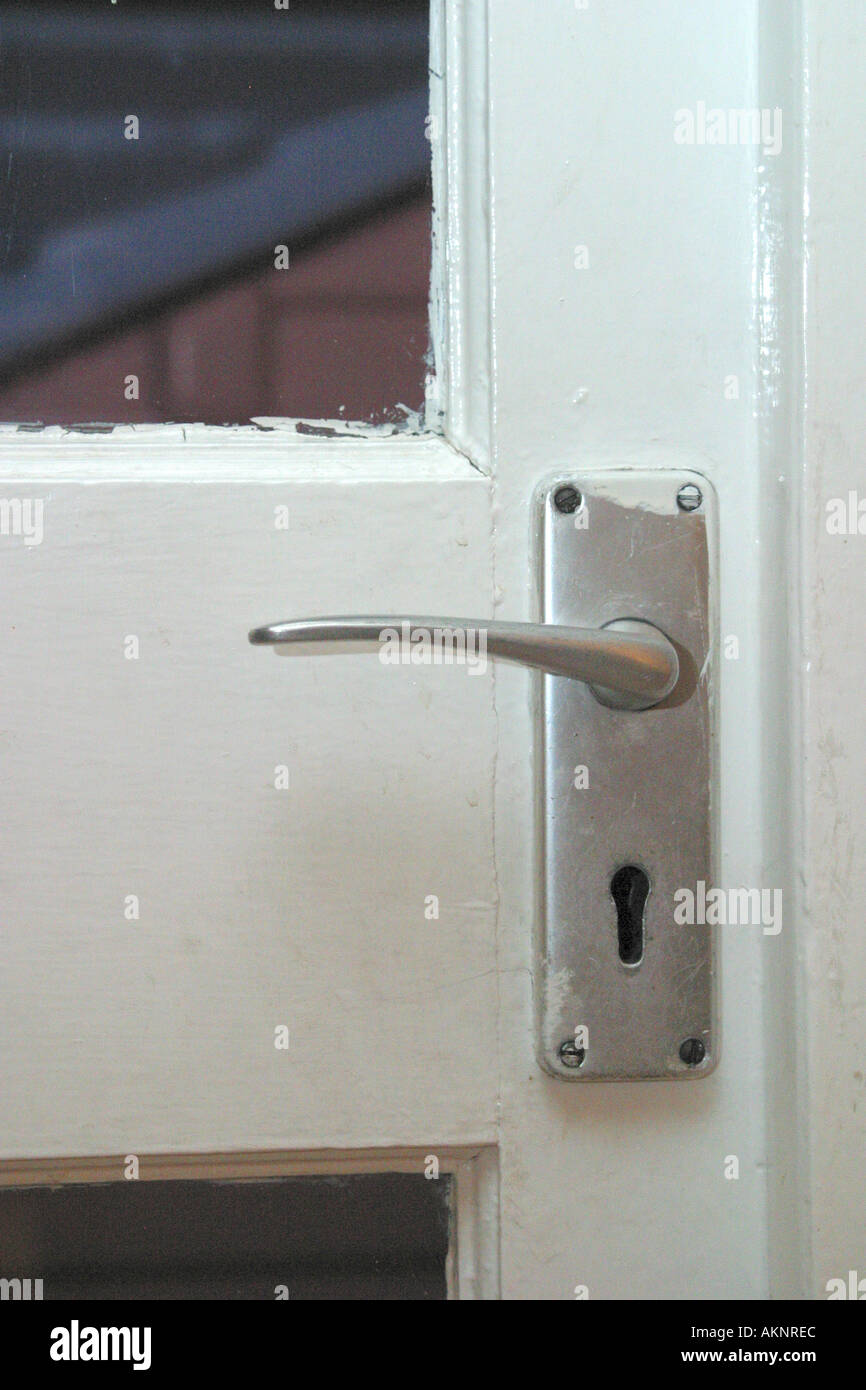 door handle detail Stock Photo - Alamy