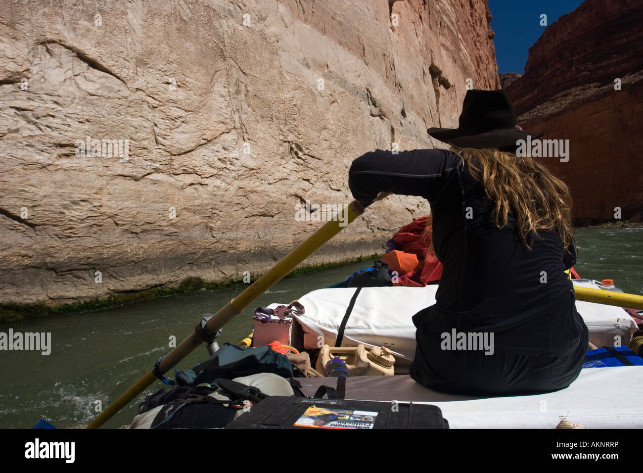 Woman raft guide hi-res stock photography and images - Alamy