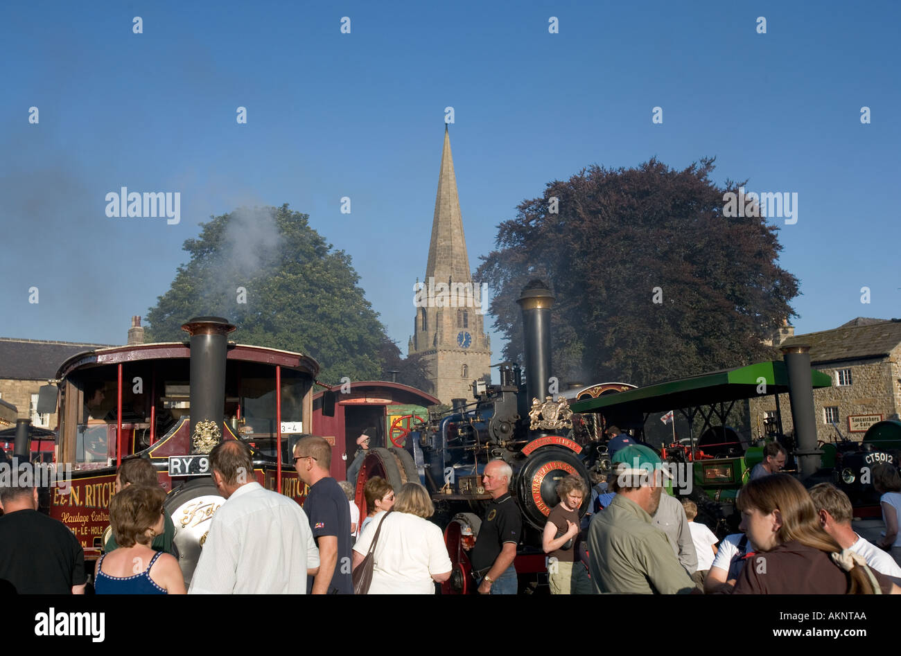 Masham steam engine Rally North Yorkshire England UK Stock Photo - Alamy