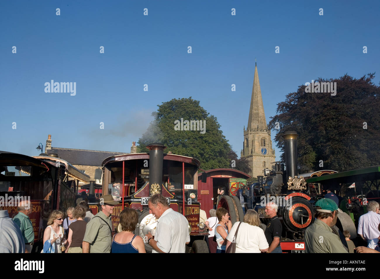 Masham steam engine Rally North Yorkshire England UK Stock Photo - Alamy