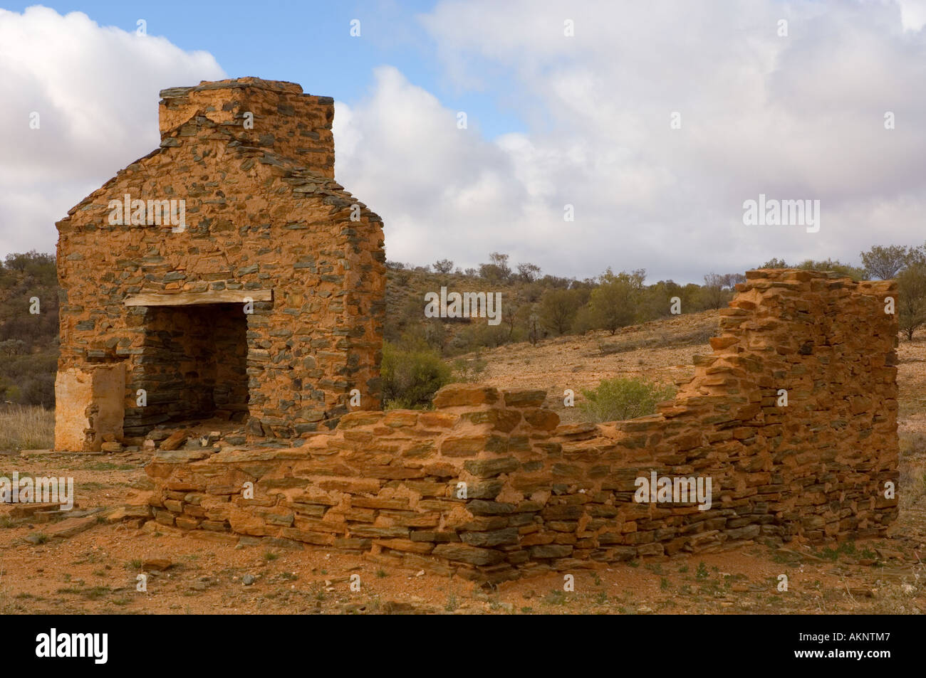 Mining town ruined building Stock Photo - Alamy