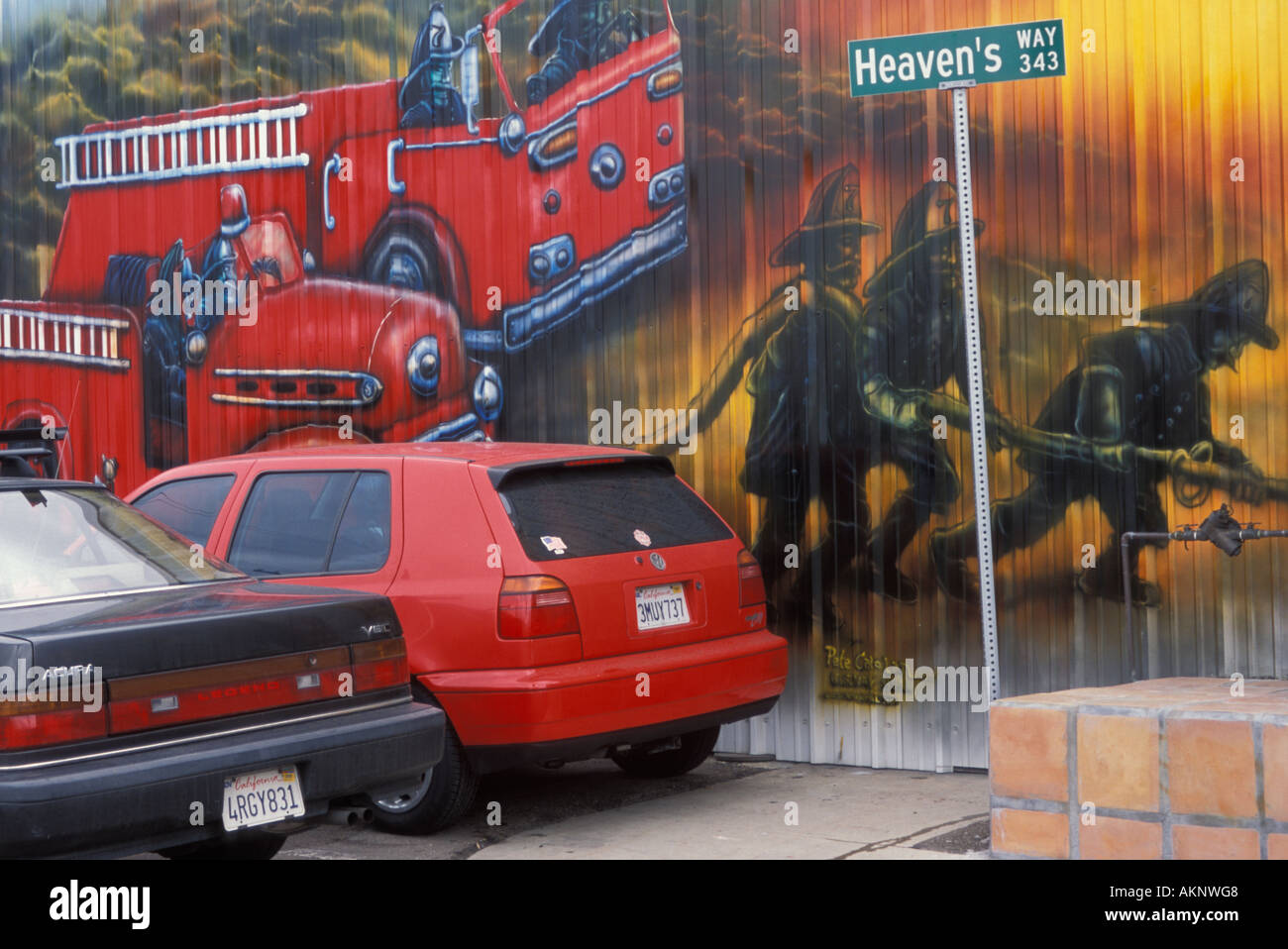 Mural San Diego California United States of America Stock Photo - Alamy