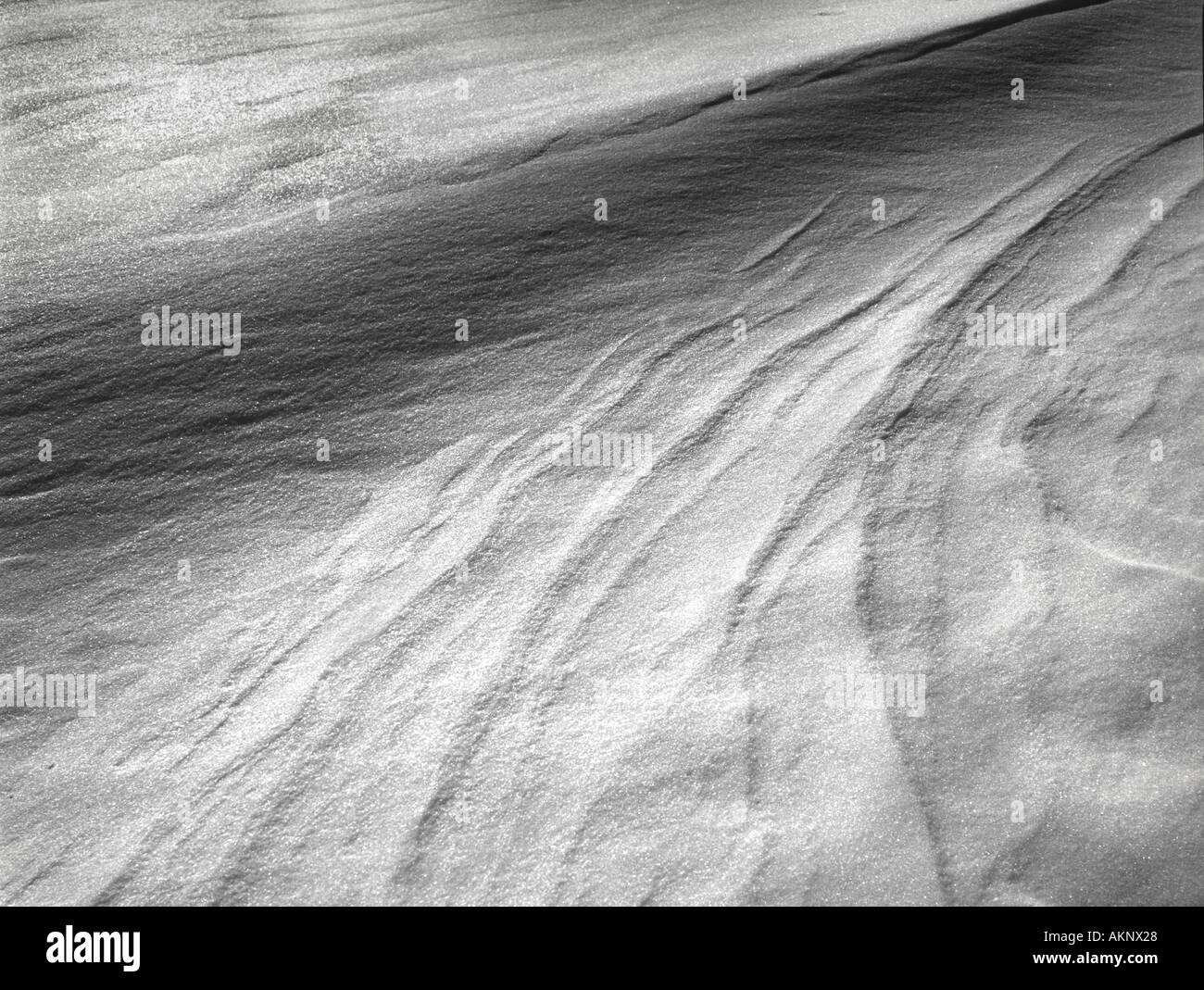 Wind Blown Snow Drift Stock Photo - Alamy