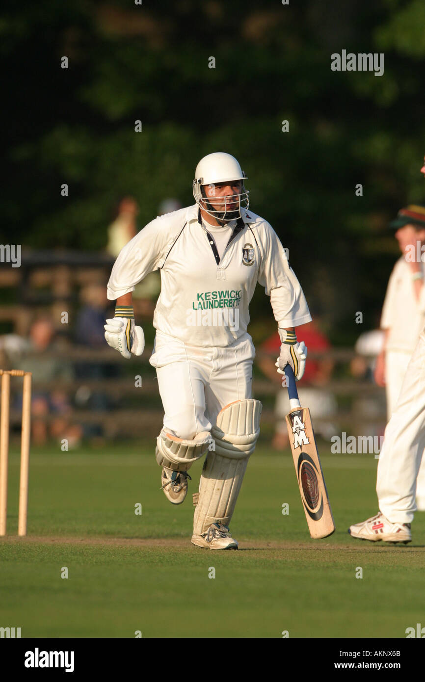 Sport cricket action running hi-res stock photography and images - Alamy