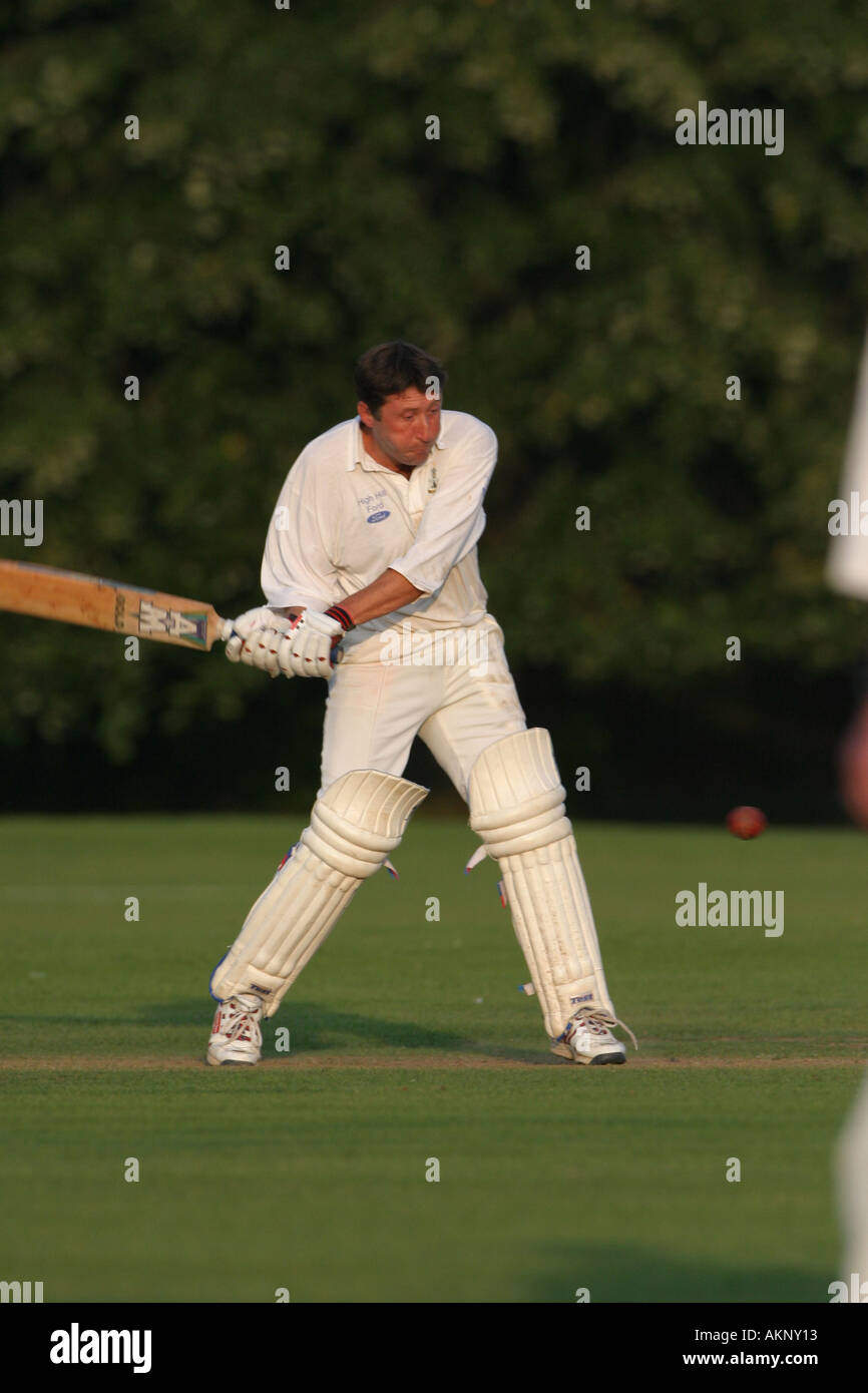 Hitting a cricket ball hi-res stock photography and images - Alamy