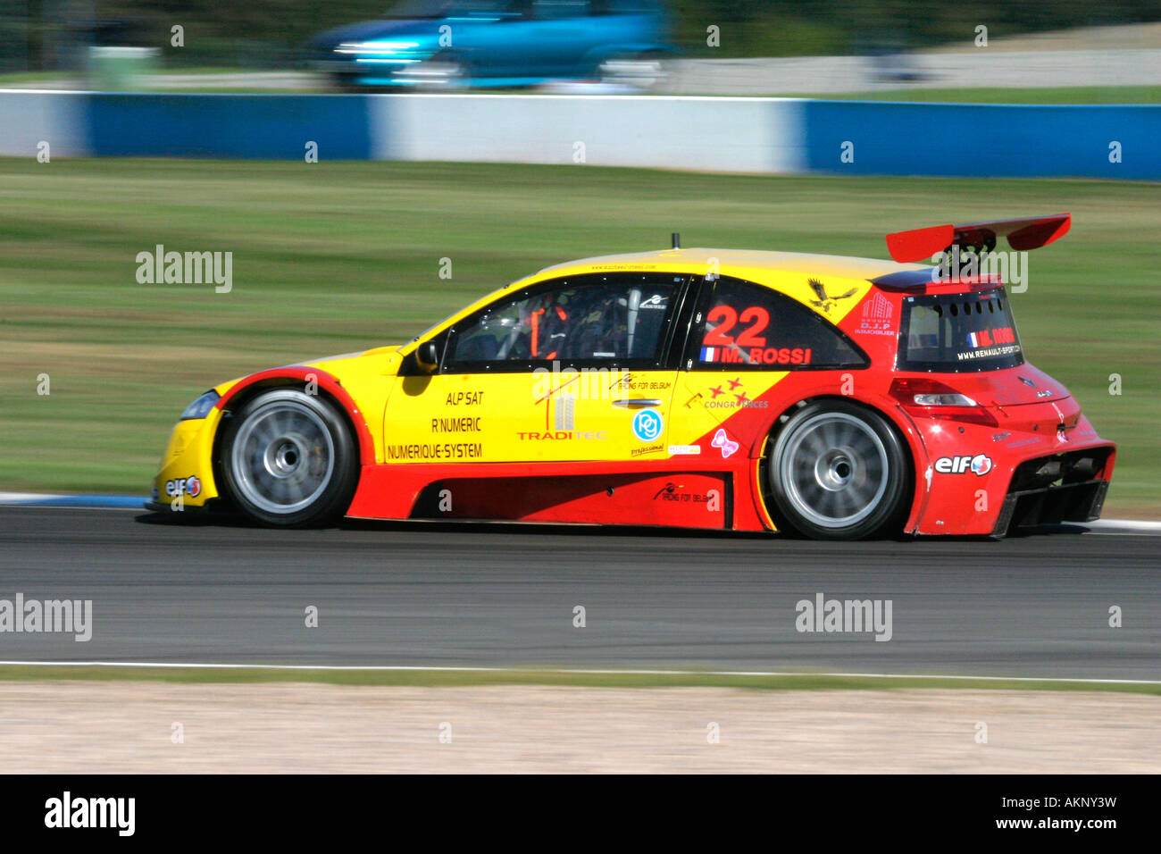 M.Rossi in Renault Megane at Donington Park Stock Photo - Alamy