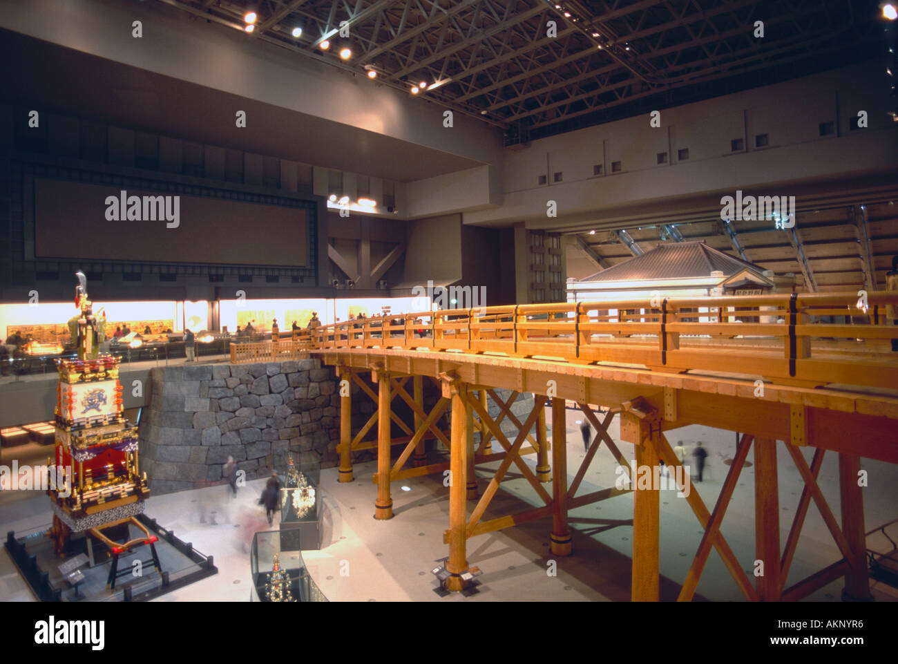 Edo Museum, Tokyo, Japan, interior Stock Photo - Alamy
