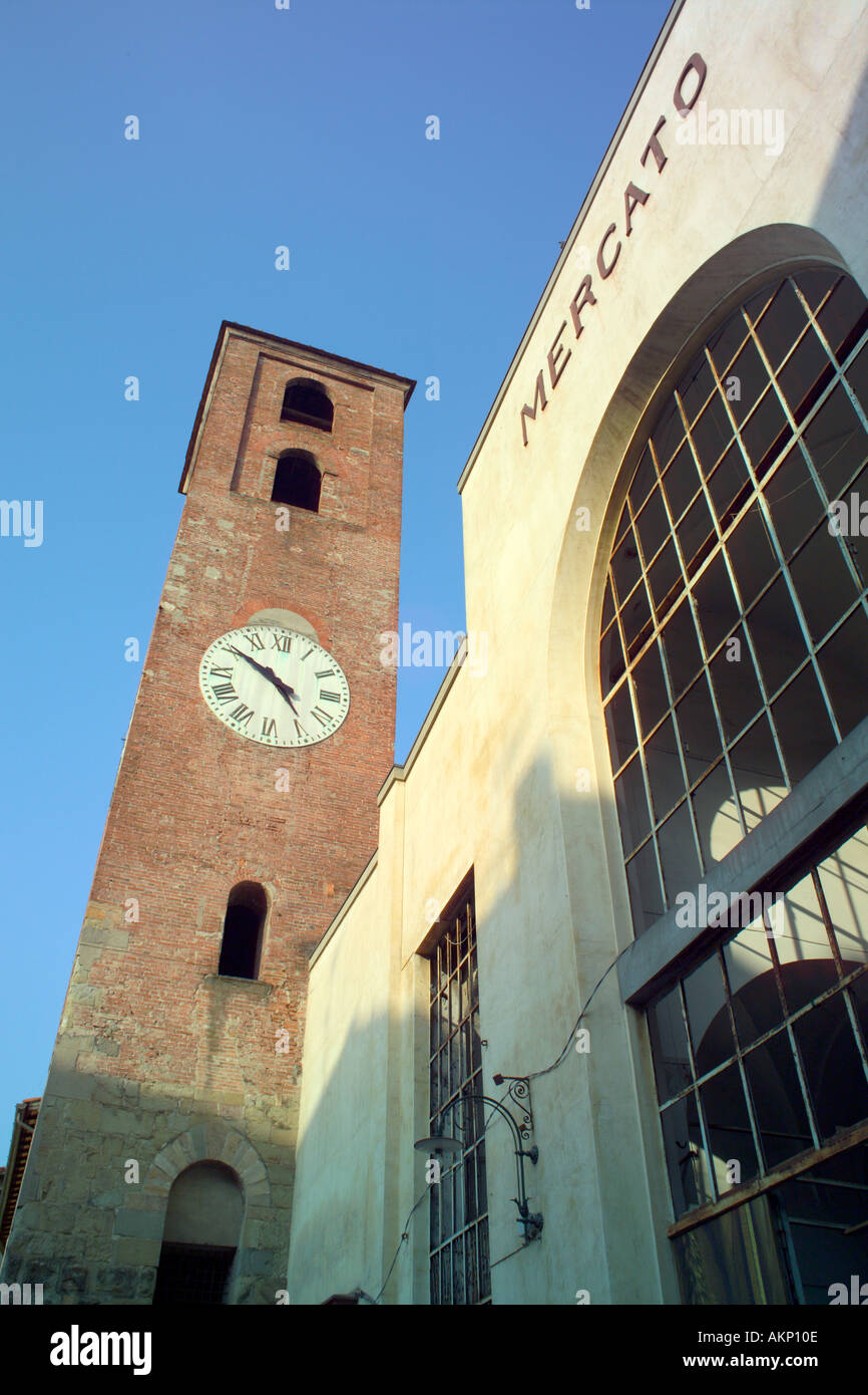 Lucca Tuscany Italy beautiful medieval walled city clock tower and the ...