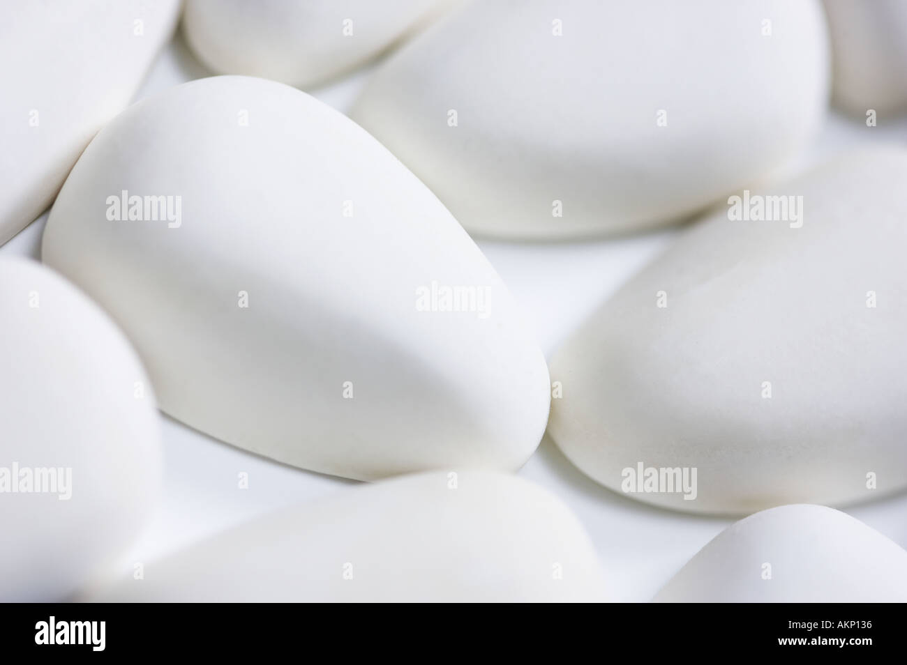 Formation of White Pebbles Abstract Stock Photo - Alamy