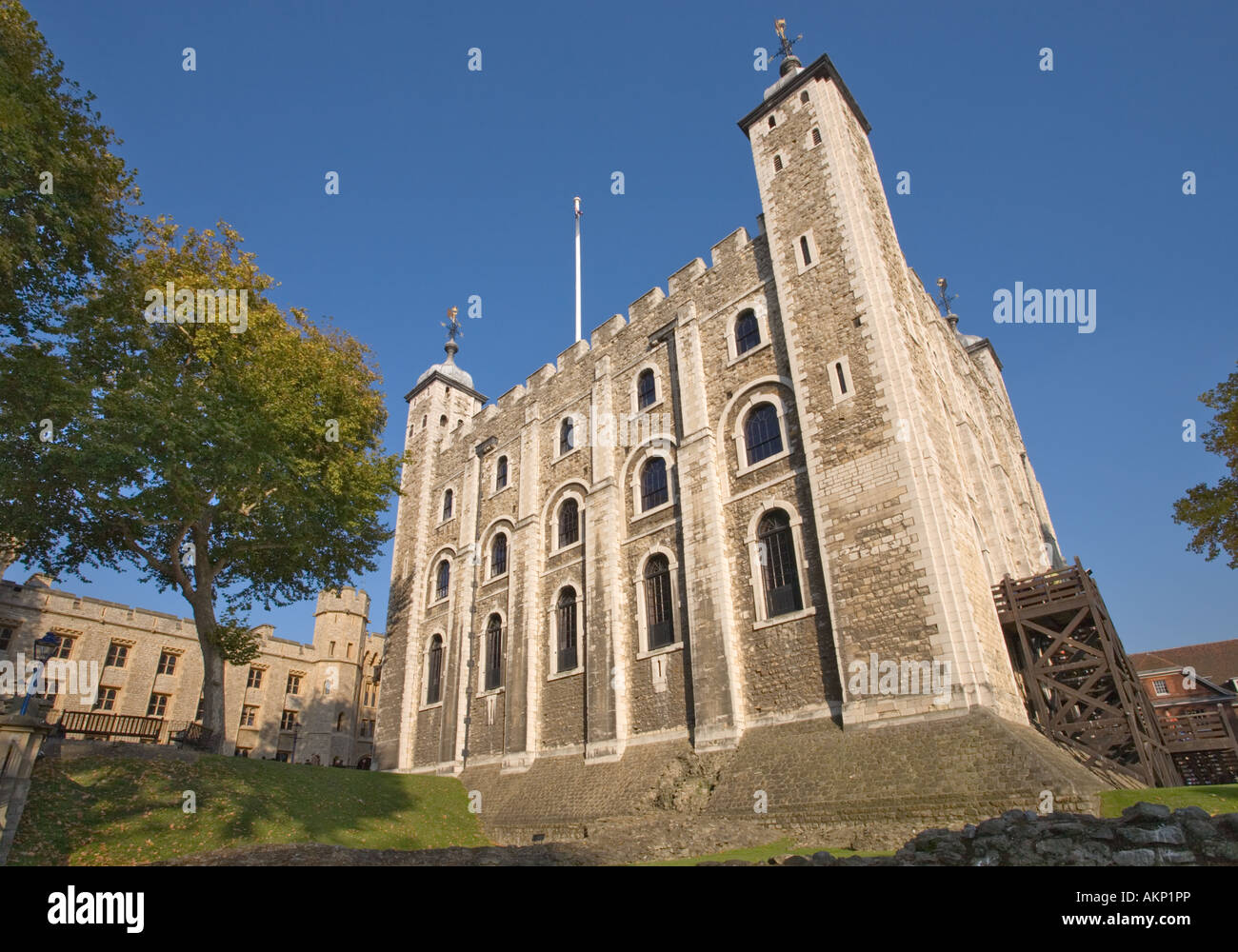 The White Tower in the Tower of London Stock Photo - Alamy
