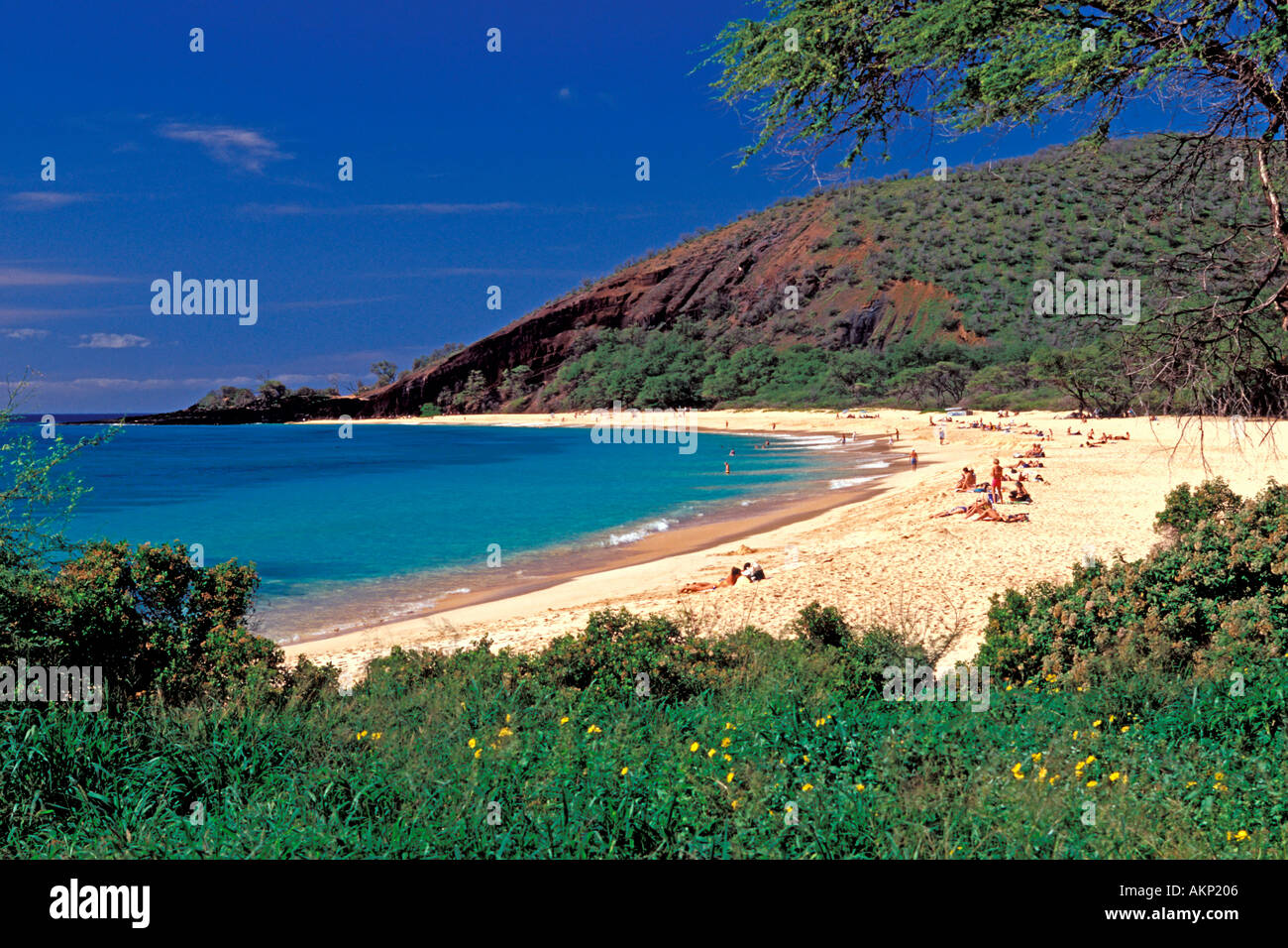 Big Beach Makena Maui Stock Photo - Alamy