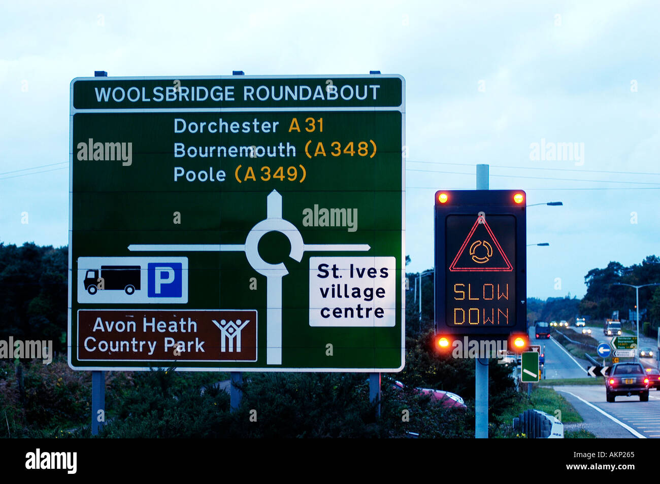 Road sign displaying a roundabout Stock Photo: 2794084 - Alamy