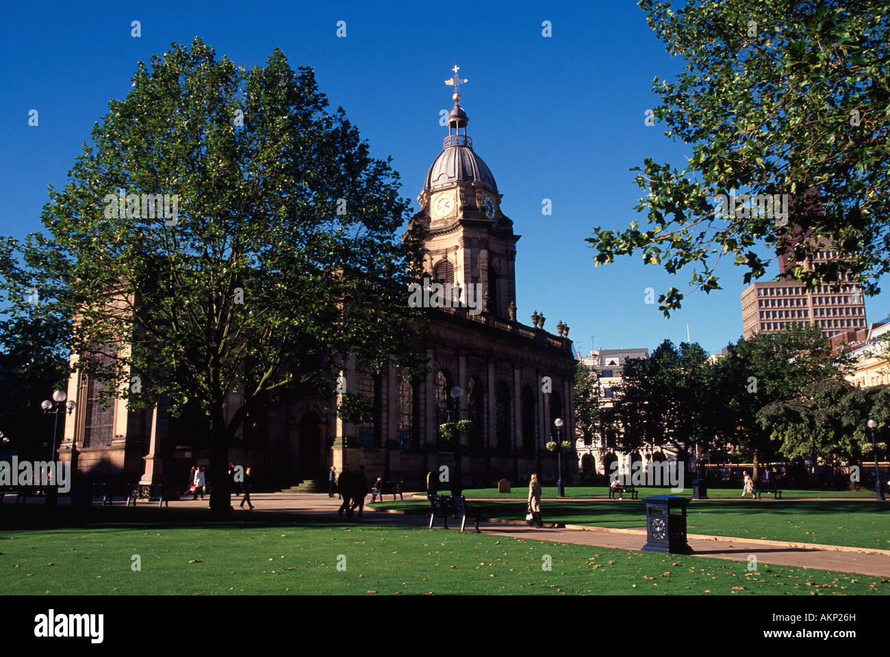 st phillip's cathedral Colmore Row birmingham city centre midlands ...