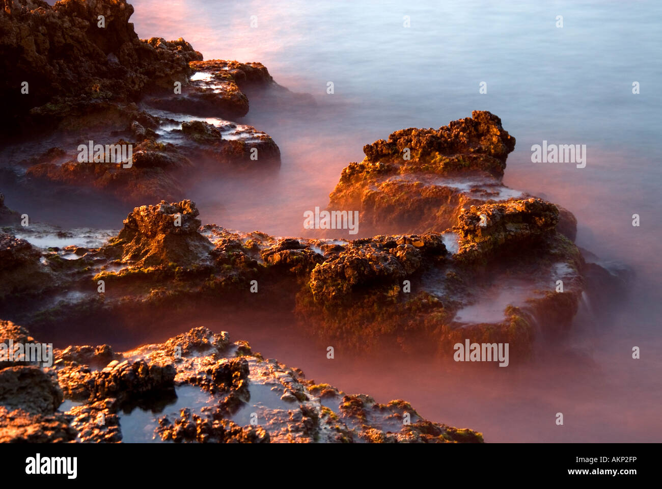 sea at night Stock Photo - Alamy