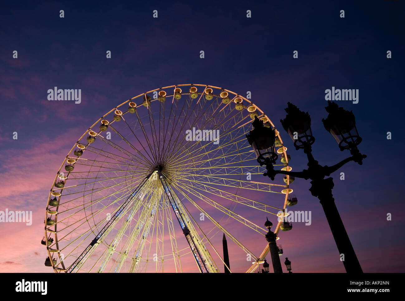 Ferris wheel Place de la Concorde Paris France Stock Photo - Alamy