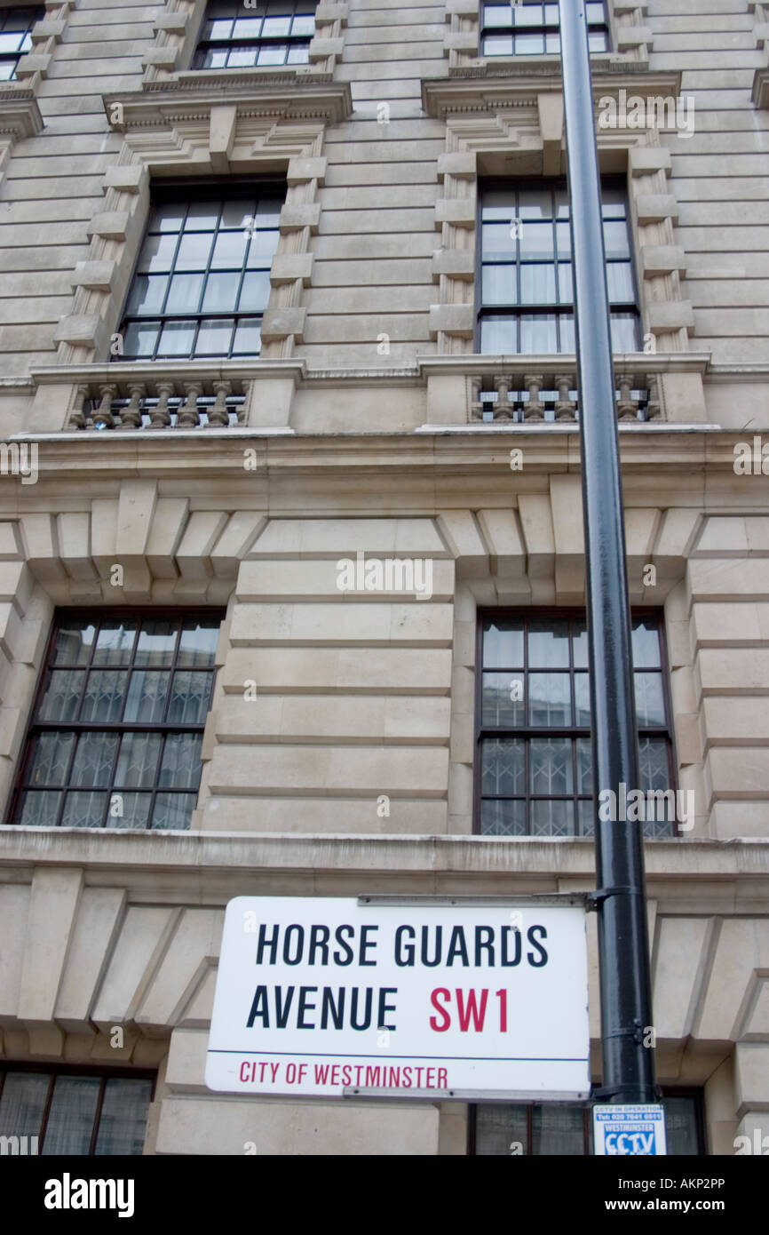 Horse Guards Parade Signage Stock Photo - Alamy