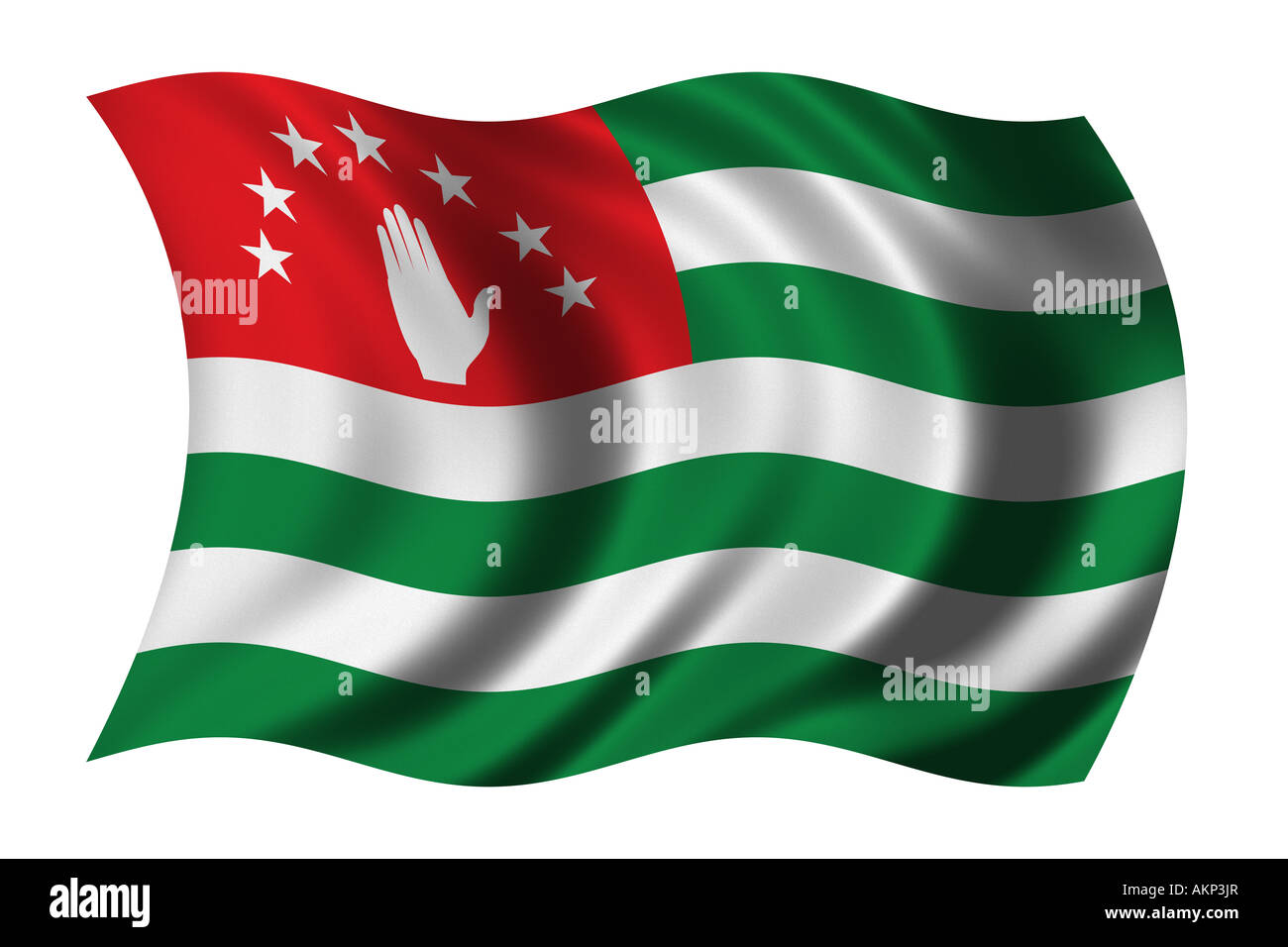 Flag of Abkhazia Stock Photo - Alamy