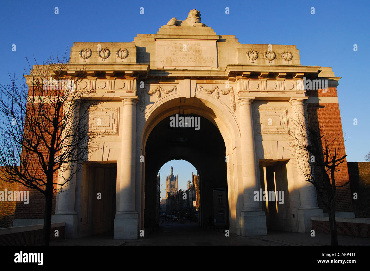 Menin Gate Memorial, Ypres, Belgium Stock Photo - Alamy